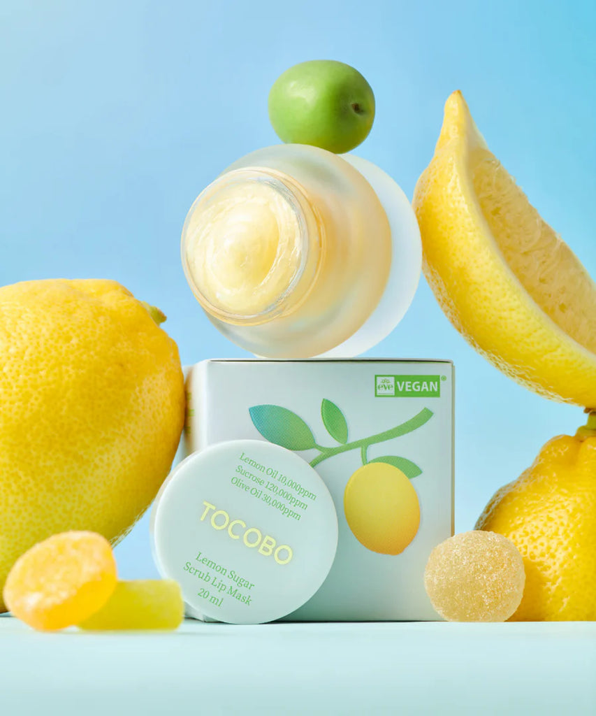 Lemon Sugar Scrub Lip Mask – Korean Cosmetics Worldwide
